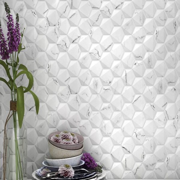 Intermatex Tech Penny White Glossy,White matt en Grey matt - PM Tegel ...